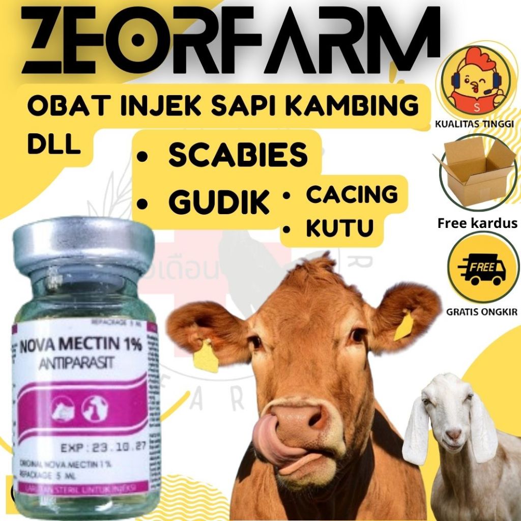Jual OBAT JAMUR, SCABIES, RINGWORM cacing kutu sapi anjing kambing nova ...