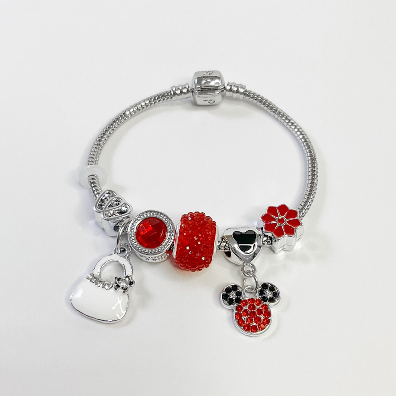 Jual Premium Gelang Pandora Charms Bracelet Serut Titanium Asli Wanita ...