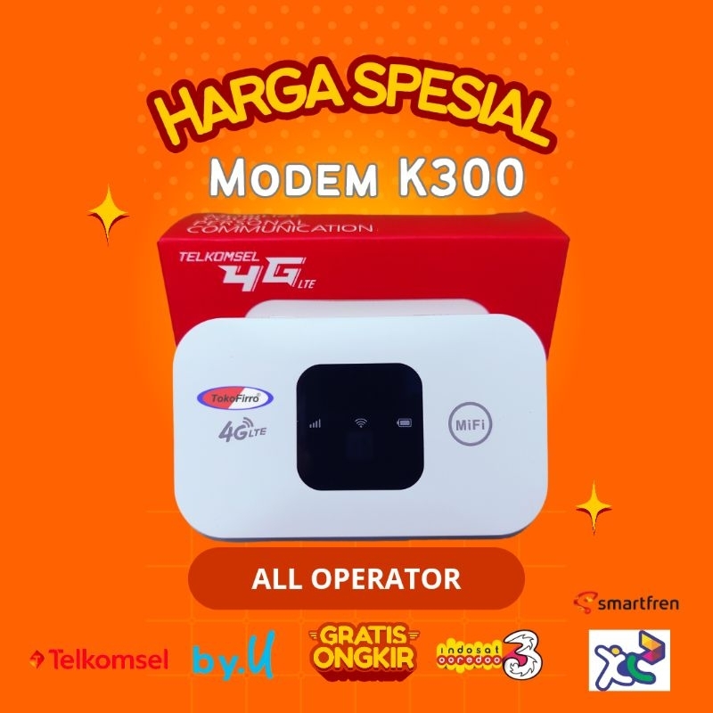 Jual [Limited Stock] Modem 4G wifi / mifi New K300/MF800 Modem Unlock | Shopee Indonesia