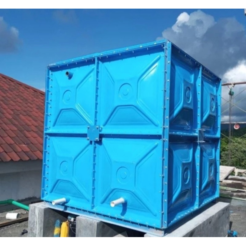 Jual tanki air panel, rooftank, rooftank frp, fiberglass, toren air ...
