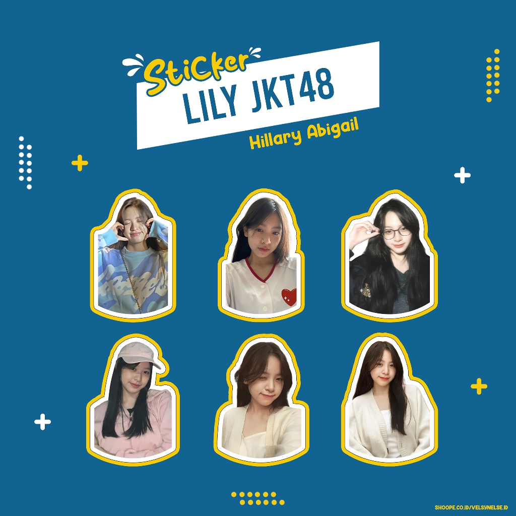 Jual [ ISI 6 ] Sticker Pack JKT48 Lucu Aesthetic High Quality | Shopee ...