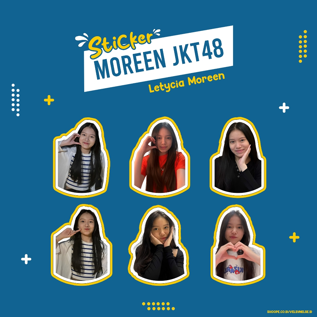 Jual [ ISI 6 ] Sticker Pack JKT48 Lucu Aesthetic High Quality | Shopee ...