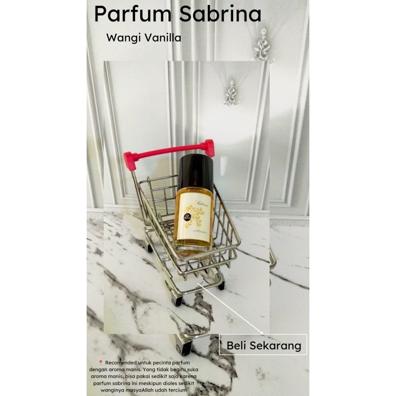 Jual Sabrina Parfum By Banaj Parfum Vanila manis | Shopee Indonesia