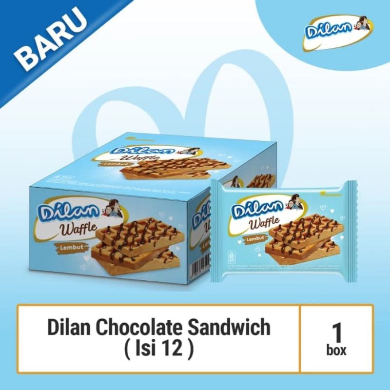 Jual Dilan waffle 16 gr x 12 pcs | dilan waffle box | snack dilan by ...