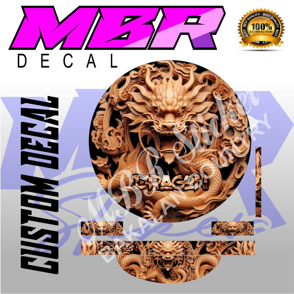 Jual STIKER TEBOK MURAI,STIKER TEBOK MURAI MOTIF UKIR | Shopee Indonesia