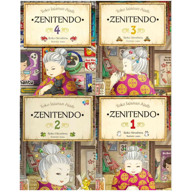 Jual (KPG) (Original, Segel) Novel Toko Jajanan Ajaib Zenitendo 1 2 3 4 ...