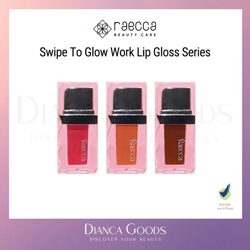 Jual RAECCA Swipe To Glow Lip Gloss Series | School / Date / Work ...