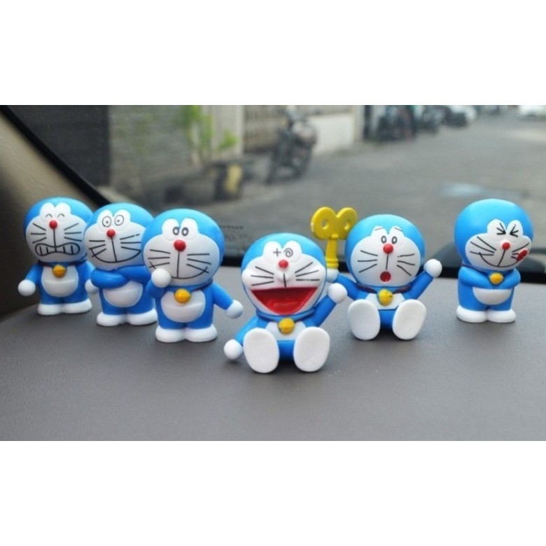 Jual Figure Doraemon Dan Dorami/Mainan/Topper Cake Set Isi 6 | Shopee ...