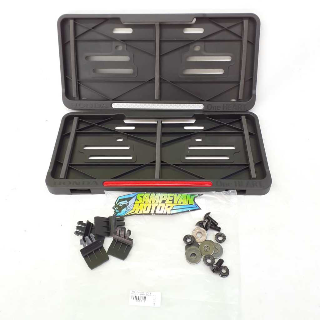 Jual Cover Plat Nomor Motor Original Ahm, Dudukan Plat Motor Model ...