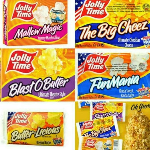 Jual Wow banget Jolly Time popcorn pop corn snack jolly time | Shopee ...
