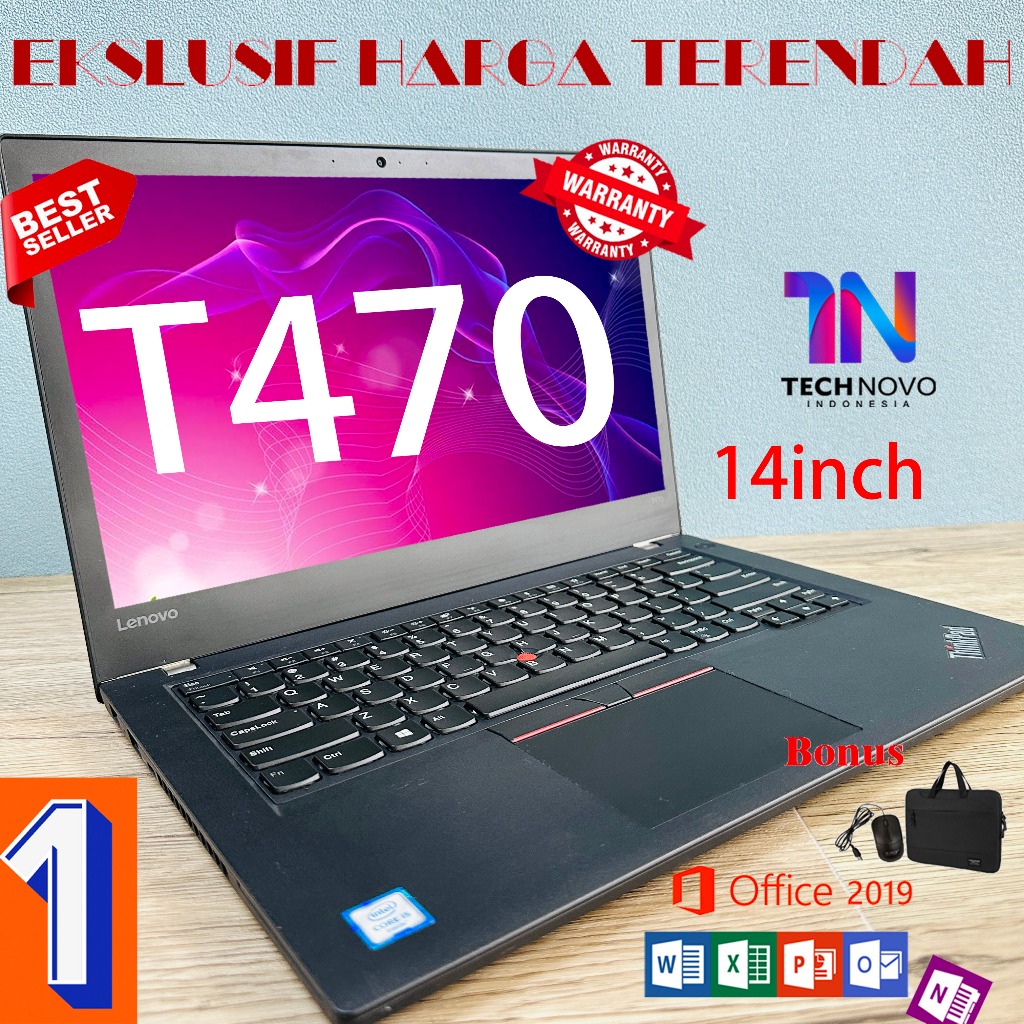 Jual Lenovo Thinkpad Laptop T470 T470S T480 T480S T490 T490S core i5 ...
