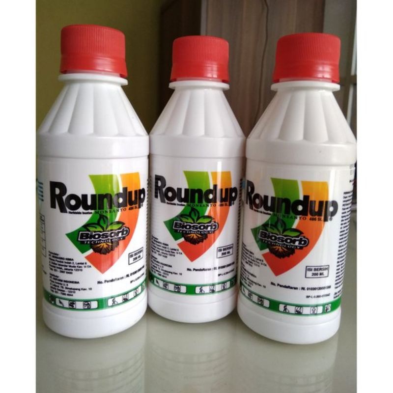 Jual HERBISIDA ROUNDUP RACUN RUMPUT DAN GULMA 486SL BIOSORB 200ml ...