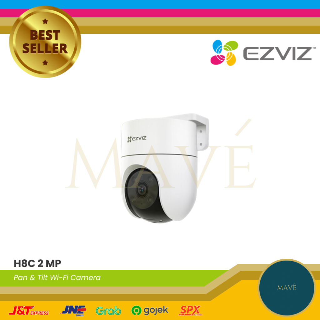 Jual Ezviz Outdoor CCTV H8C Pan&Tilt Wifi IP Camera-Auto Tracking ...