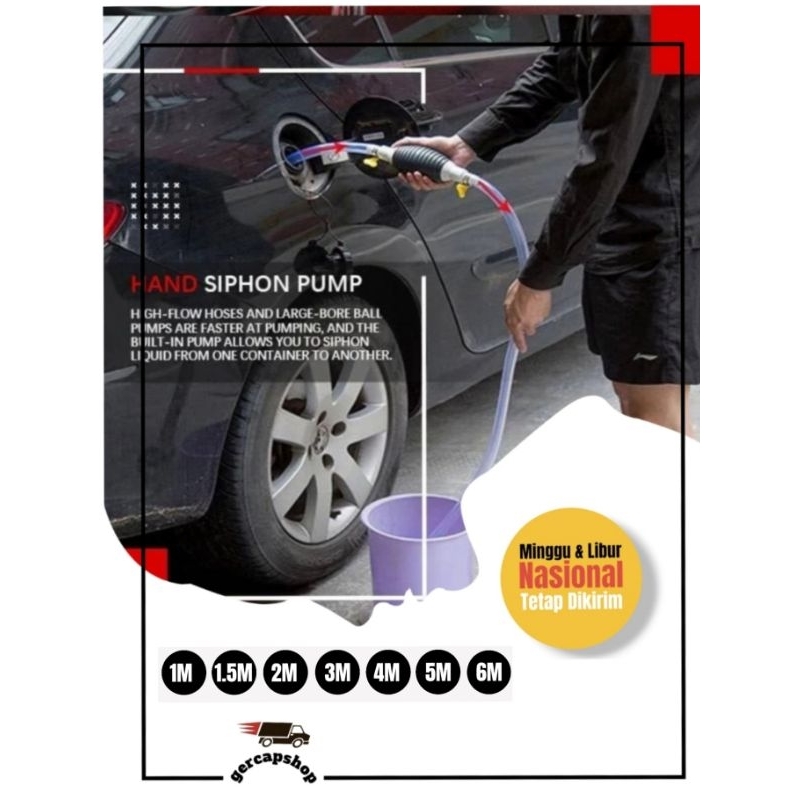 Jual 1-6M Pompa bensin | solar | air | manual pump | pompa alat sedot ...
