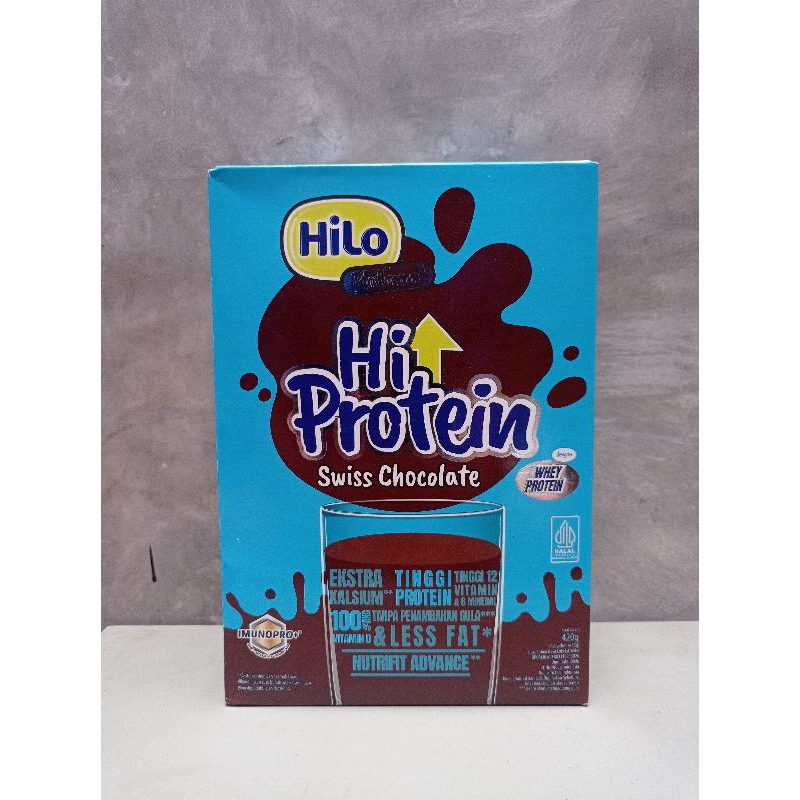 Jual Hilo Platinum Swiss Chocolate Hi Protein 420g | Shopee Indonesia