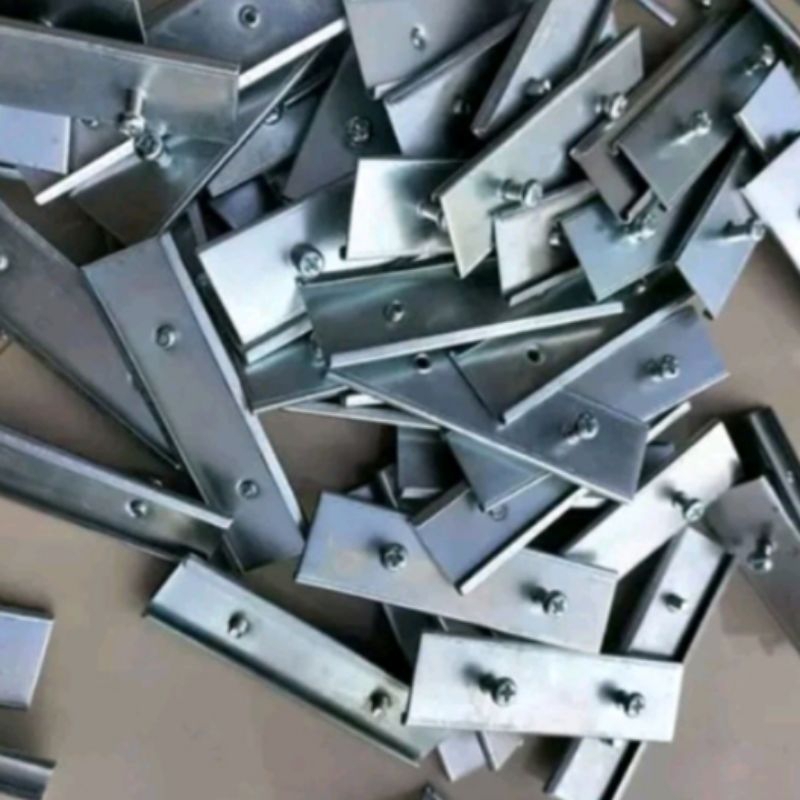 Jual Sambungan Batang Balok Besi Gorden Rel Kotak Alumunium | Shopee ...