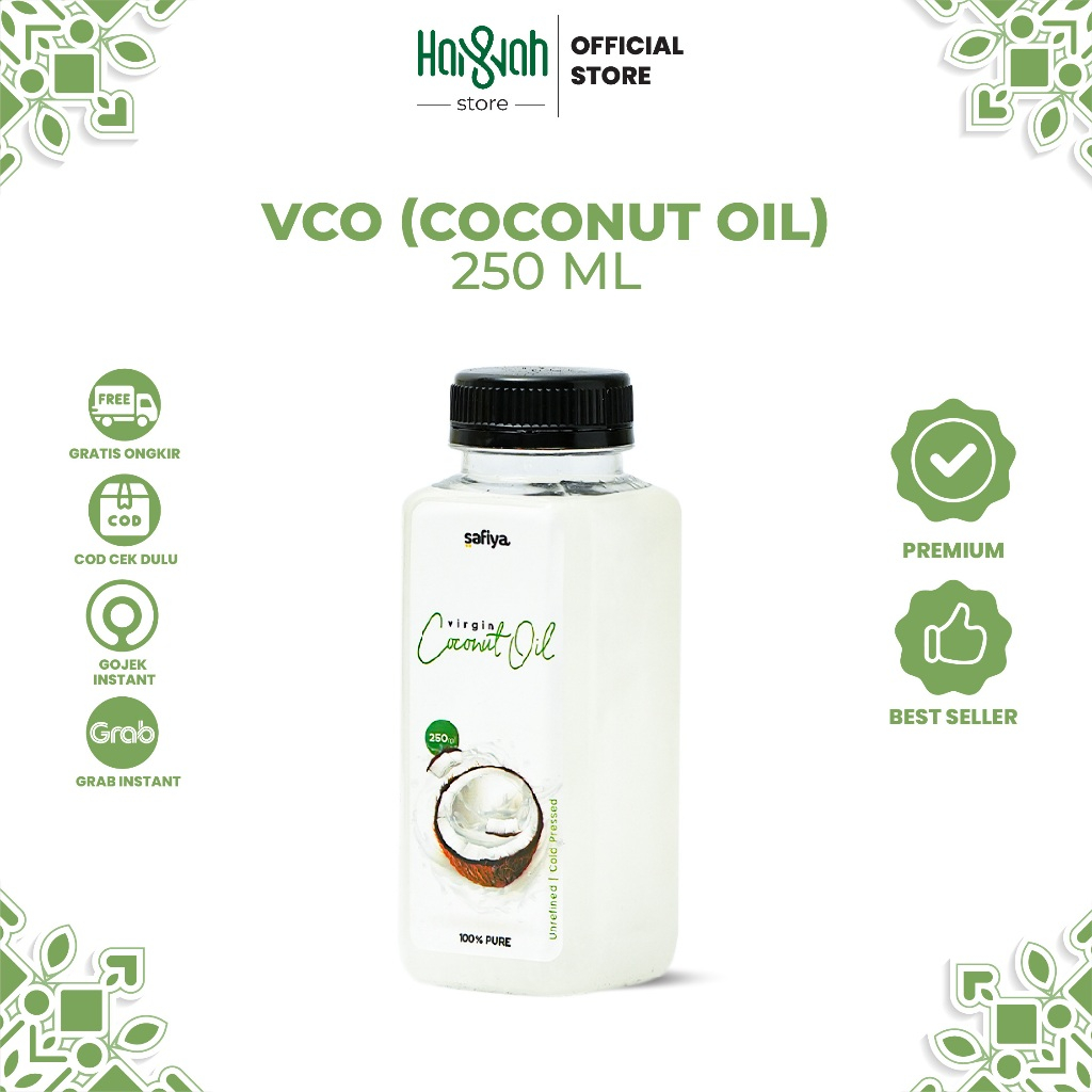 Jual VCO | Virgin Coconut Oil 250 ml Safiya – Pure VCO Minyak kelapa ...