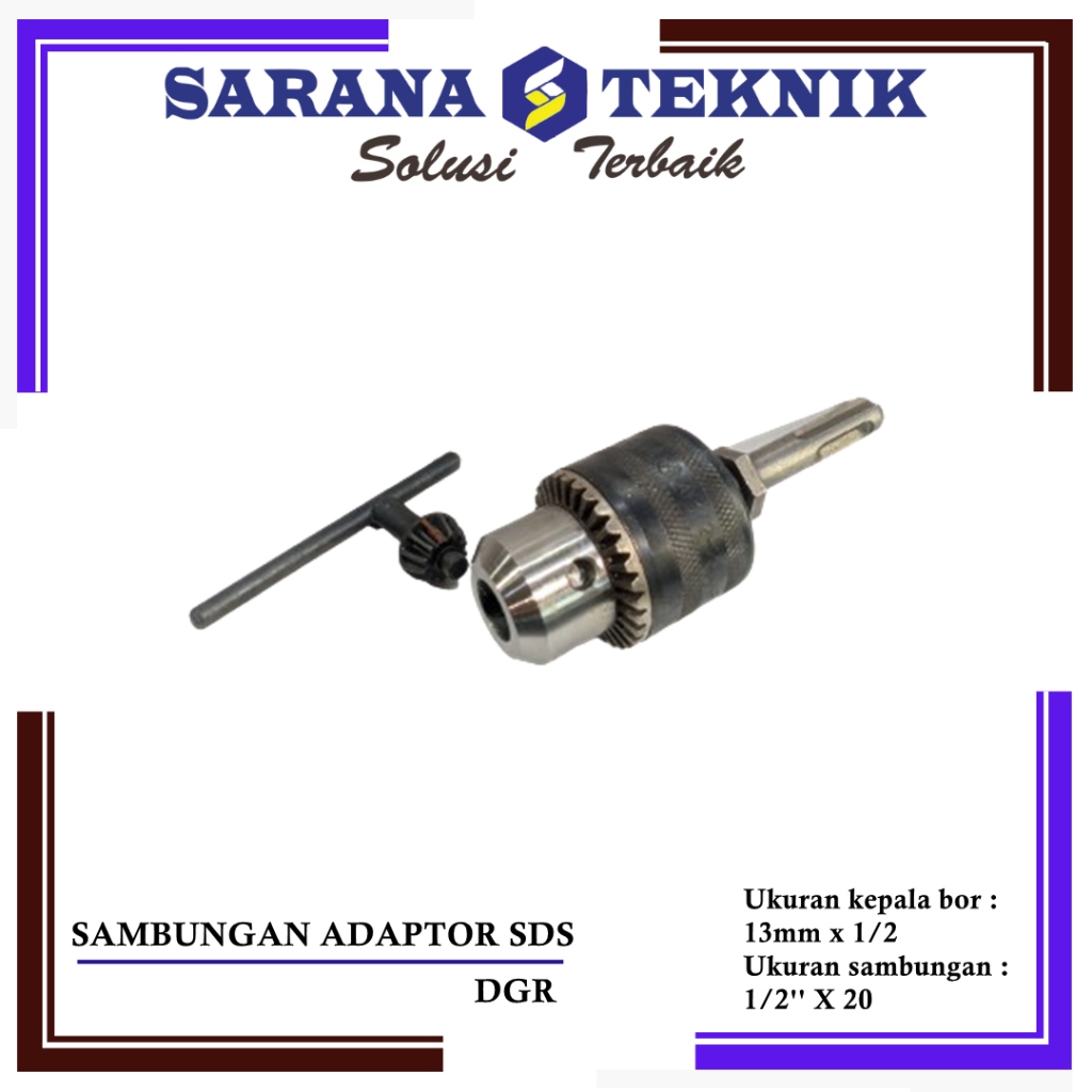 Jual Sambungan adaptor kepala bor beton sds plus (kualitas besi baja ...