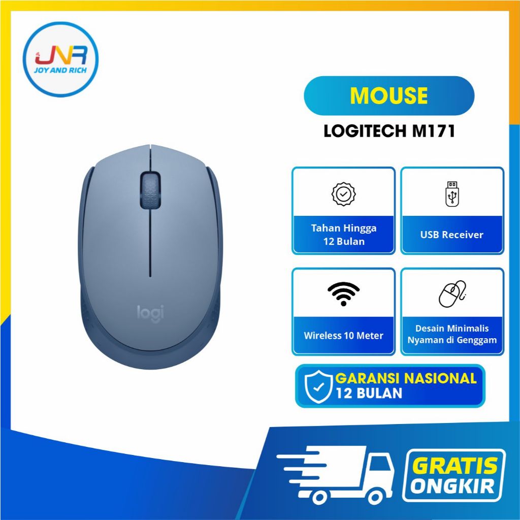 Jual Logitech M171 Wireless Mouse Garansi Resmi 1 Tahun | Shopee Indonesia
