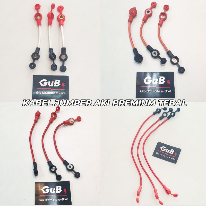 Jual Kabel Jumper Aki Sepeda Listrik Ebike Premium Tebal 10cm 15cm 30cm ...