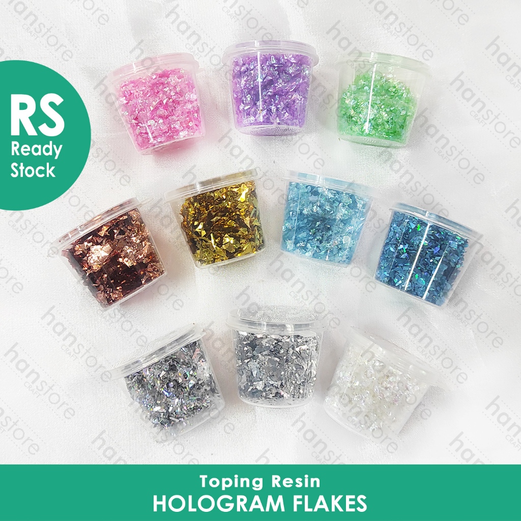 Jual RS 5 Gram Hologram Flakes / Kerajinan / Glitter Serpihan Kecil ...