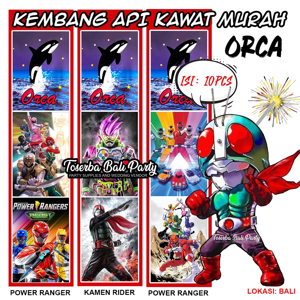 Jual KEMBANG API KAWAT AMPLOP MURAH ORCA - FIREWORK ISI 10 BATANG ...