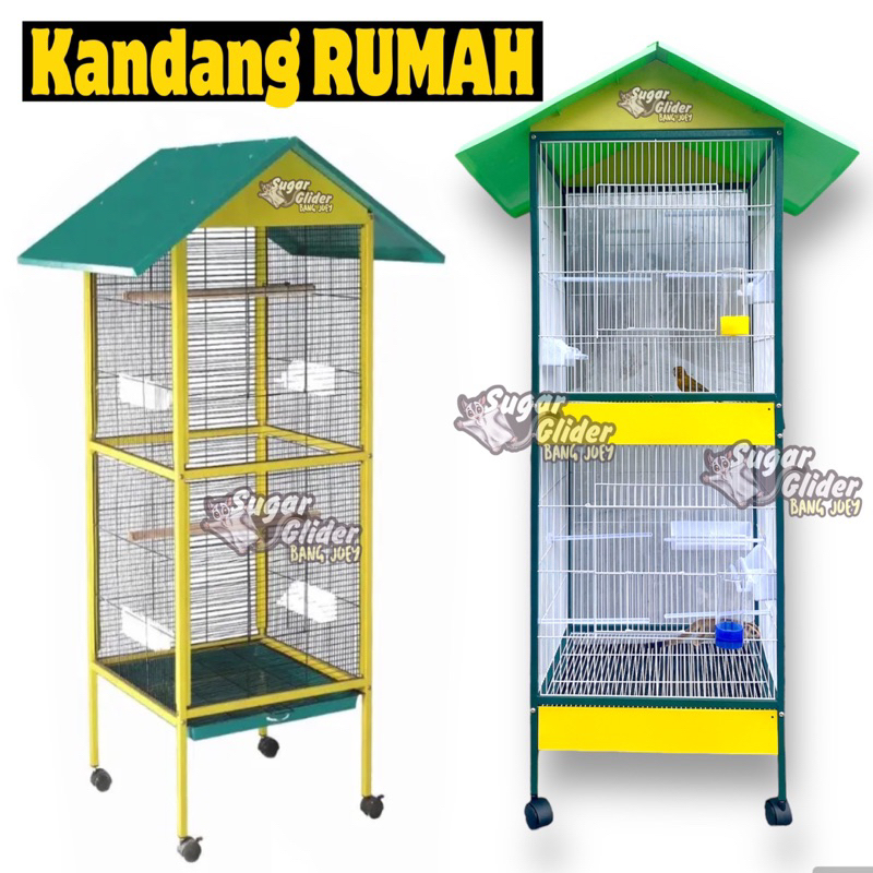 Jual KANDANG SANGKAR BURUNG SUGAR GLIDER KAKAK TUA LOVEBIRD TUPAI MODEL ...