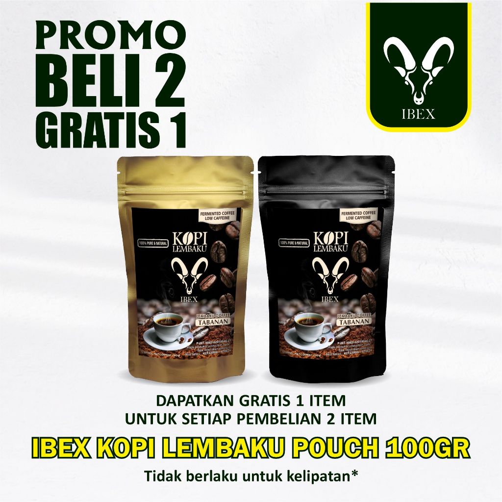 Jual BUY 2 GET 1 FREE IBEX - Kopi Lembaku Tabanan / Kopi Fermentasi Rendah Kafein / Fermented ...
