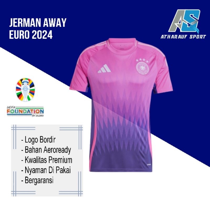 Jual Jersey Jerman Away Piala Eropa 2024 Grade Ori Baju Bola EU_RO ...