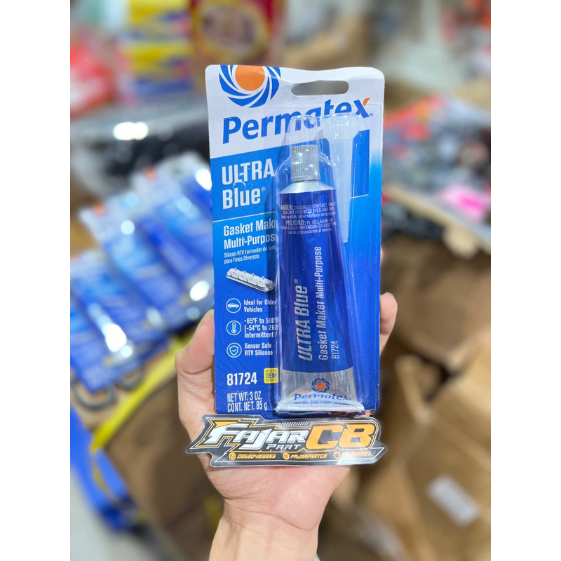 Jual permatex lem ultra blue silicone gasket marker 81724 | Shopee ...