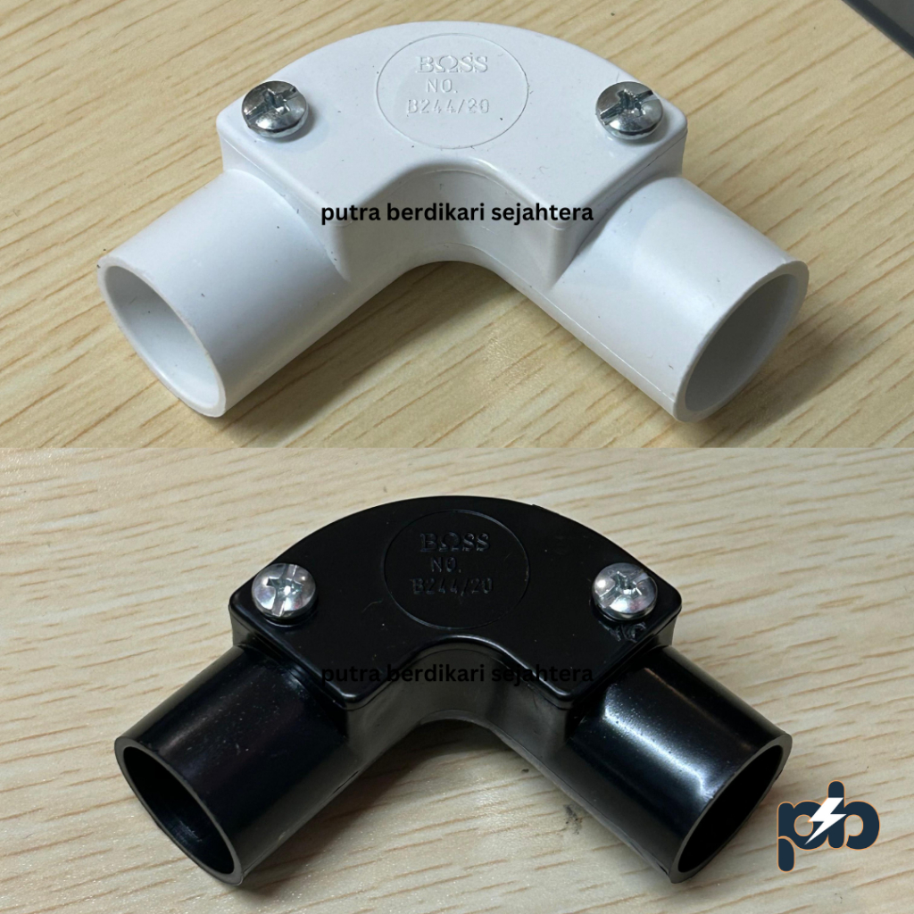 Jual Elbow Conduit 20mm Boss / Elbow Pipa Listrik 20 mm Merk Boss ...