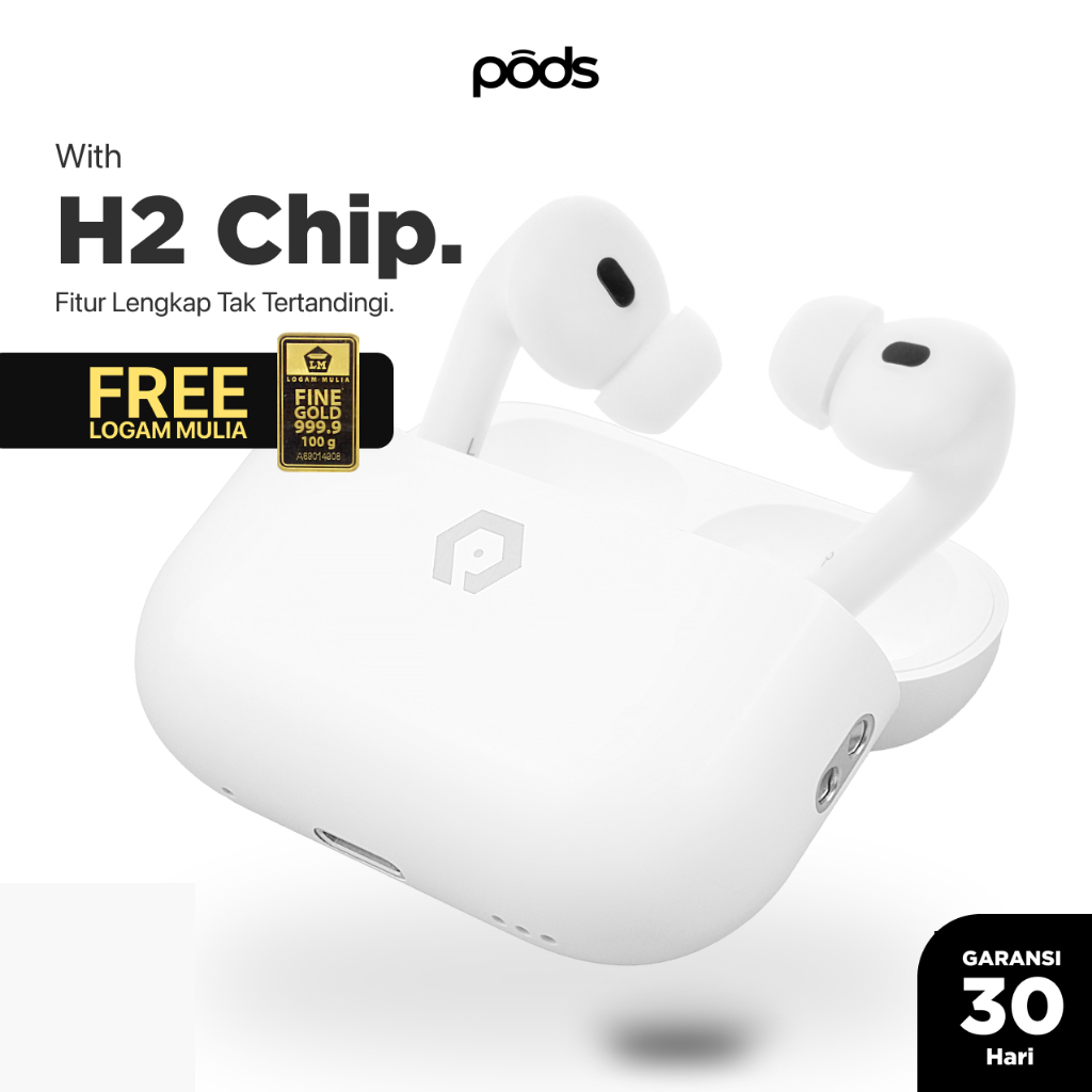 Jual [BEST SELLER] ThePods PRO 2nd - With H2 chip Wireless Charging ...
