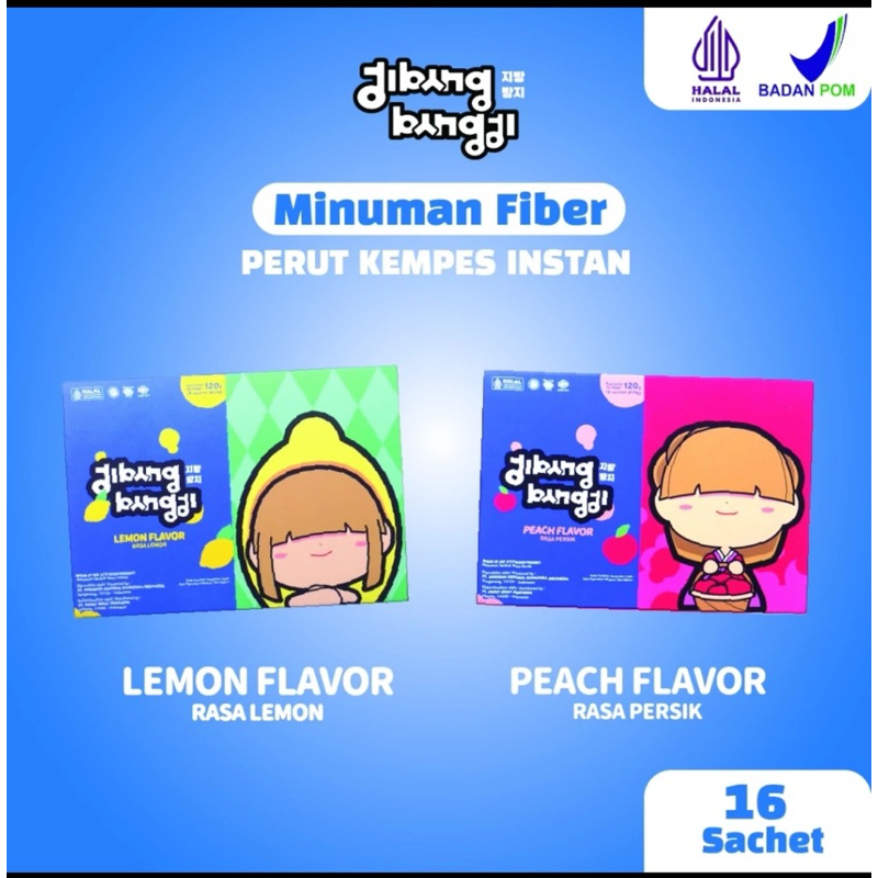 Jual Jibang bangji fiber (isi 16sachet) | Shopee Indonesia