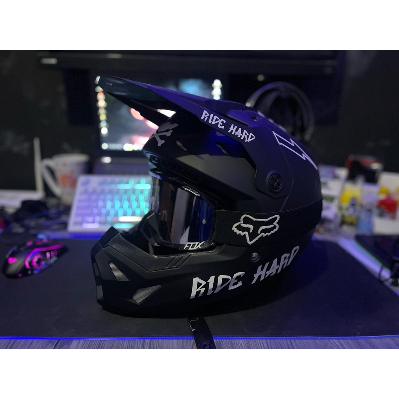 Jual HELM FLY RACING KINETIC CP ORIGINAL MATTE BLACK FREE GOGGLE FOX ...