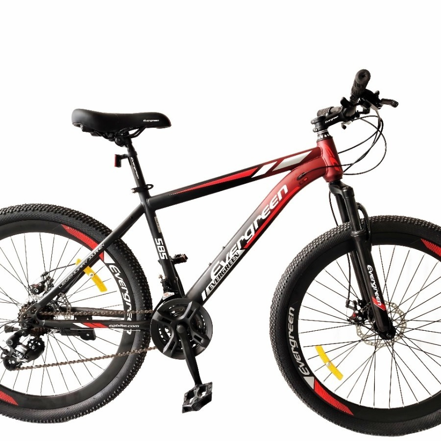 Jual Sepeda gunung 27.5 inch mtb evergreen 585 24 speed velg tinggi ...