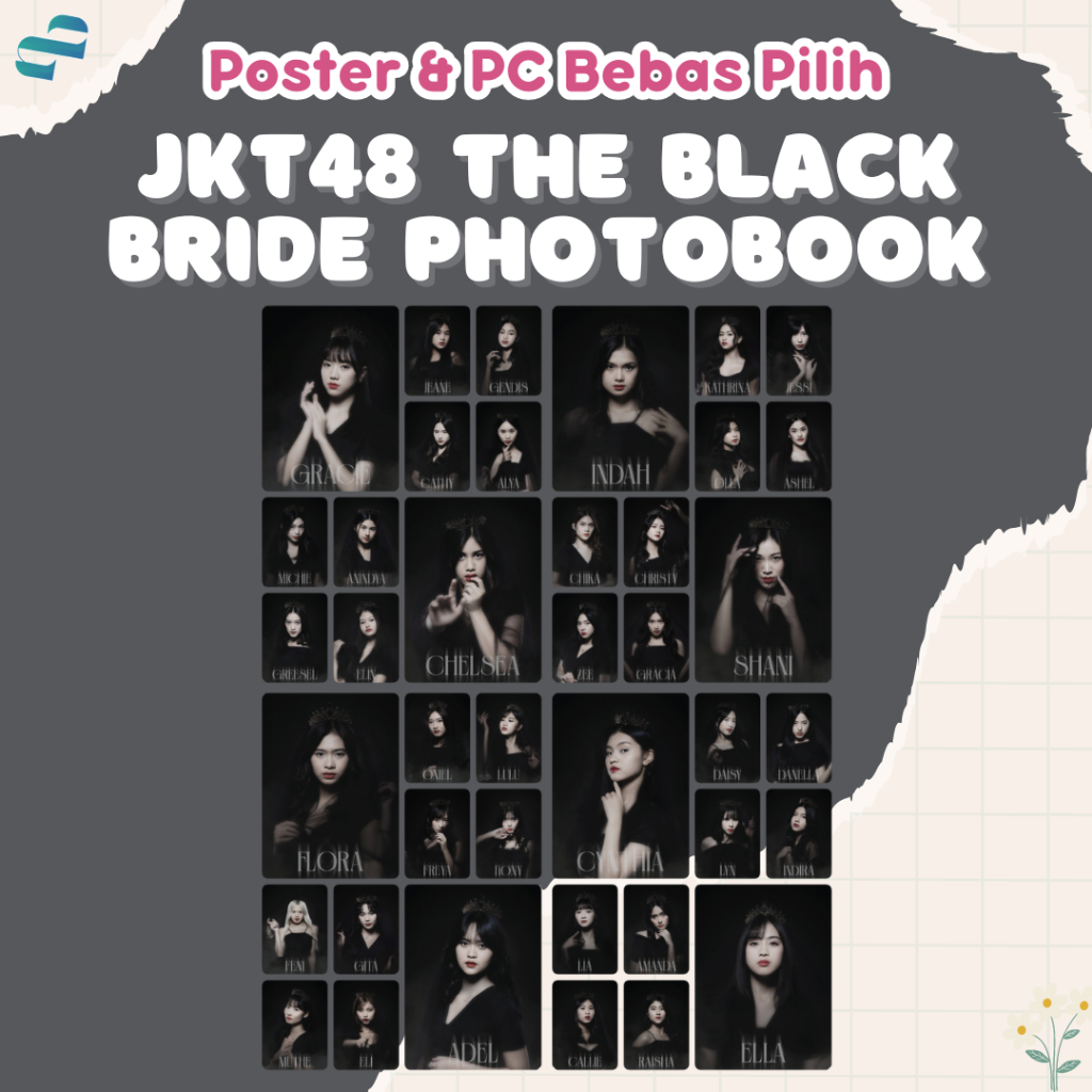 Jual Poster JKT48 THE BLACK BRIDE A5 A4 Poster JKT48 Murah | Shopee ...