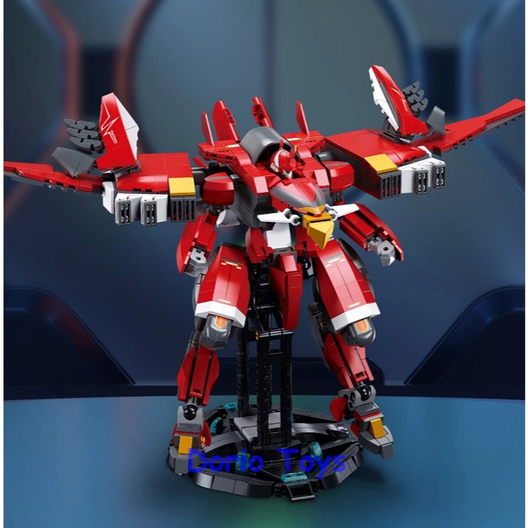 Jual Sluban Brick Mech Robot : Hurricane Flame Eagle - Robot Elang ...