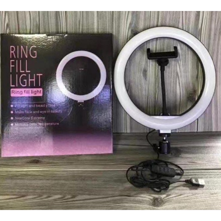 Jual VD RING LIGHT LED 26CM LAMPU MAKE UP VLOG MULTI LIVE FOTO | Shopee ...