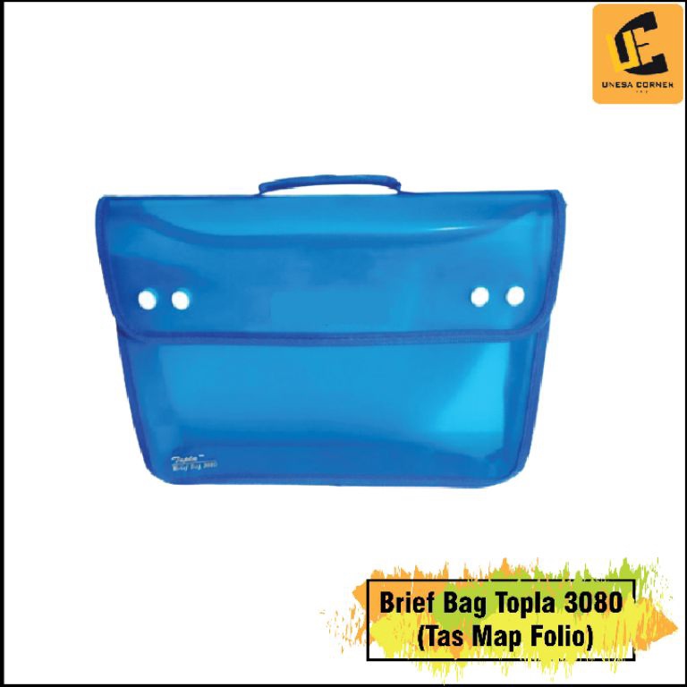 Jual STAR Tas Map Biru Topla kancing 2Brief Bag Topla 38 original ...