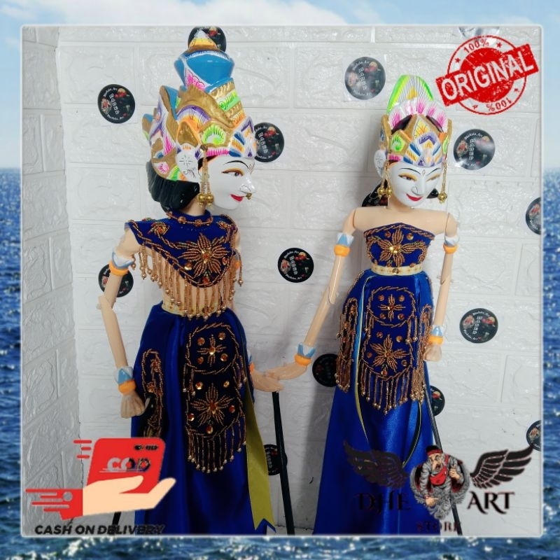 Jual Wayang Golek Rama dan Sinta Kualitas Bagus Bisa Pesan Satuan ...