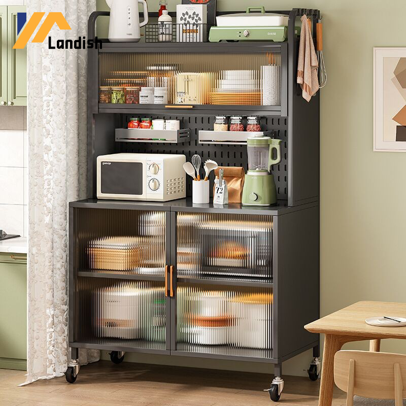 Jual Rak Dapur Lemari Dapur Minimalis Dengan Pintu Lemari Lantai ...