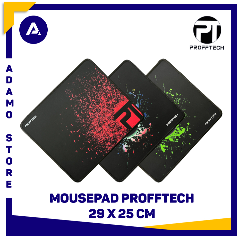 Jual Mousepad Profftech Motif Anti Slip 29 x 25 cm Jahit Pinggir ...
