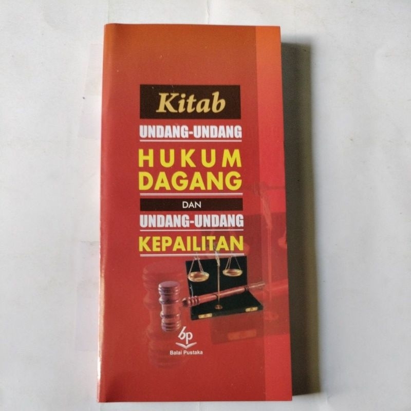 Jual Kitab Undang Undang Hukum Dagang dan Hukum Kepailitan - R. Subekti ...