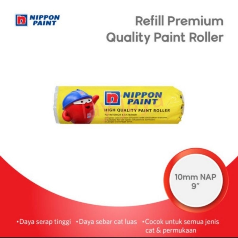 Jual Refill Kuas Roll Nippon 9 " | Shopee Indonesia