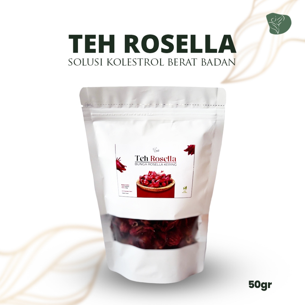 Jual Teh Rosella Bunga Merah Kering Premium Teh Rosela Bunga Rosella ...