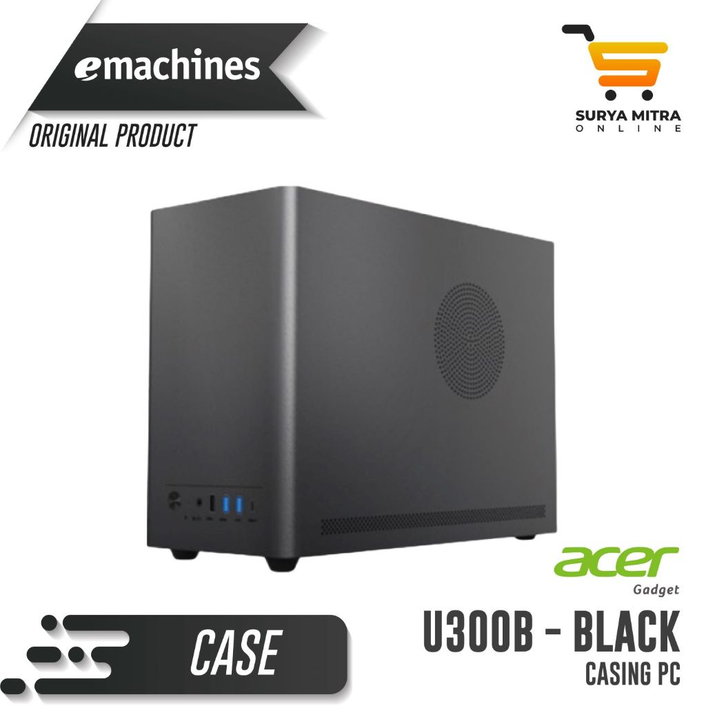 Jual Casing Emachines U300B Black - MATX Case | Shopee Indonesia