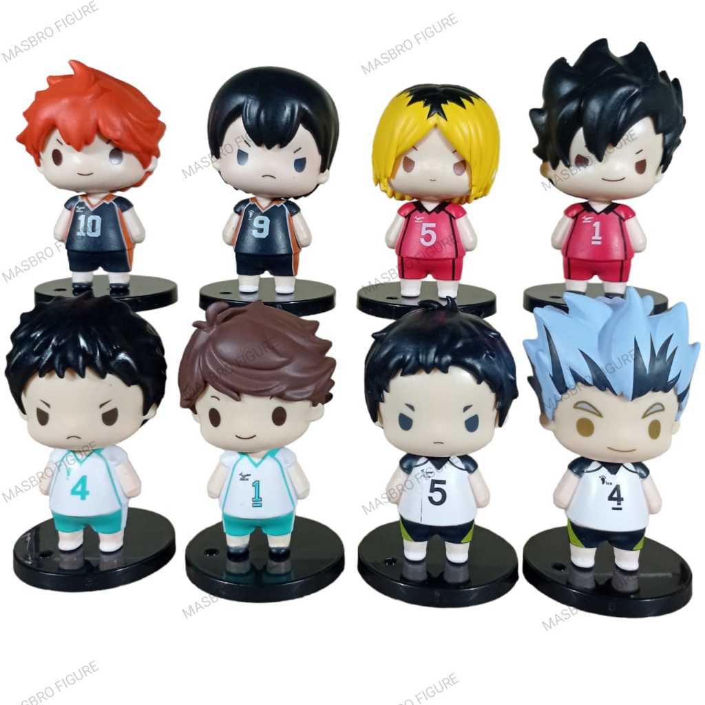 Jual Action Figure Haikyuu Volley Hinata Shoyo Daichi Asahi koshi Set ...