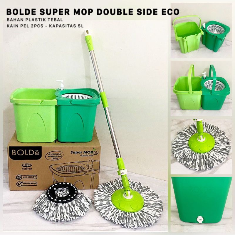 Jual BOLDE SUPER MOP DOUBLE SIDE ECO | Shopee Indonesia