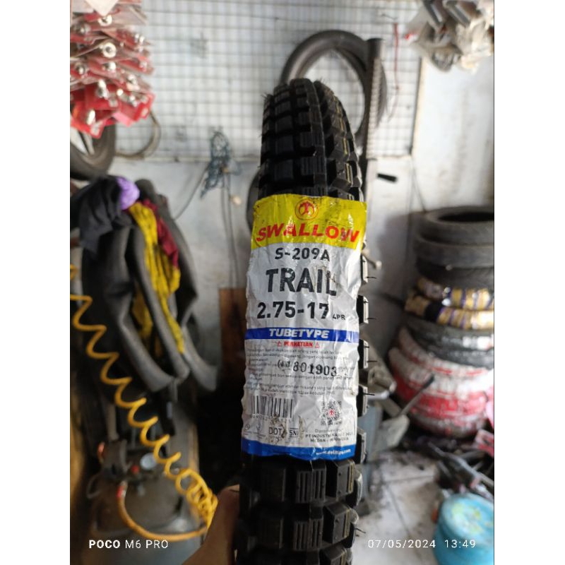 Jual BAN LUAR BELAKANG 275 -17 S-209 TRAIL SWALLOW | Shopee Indonesia