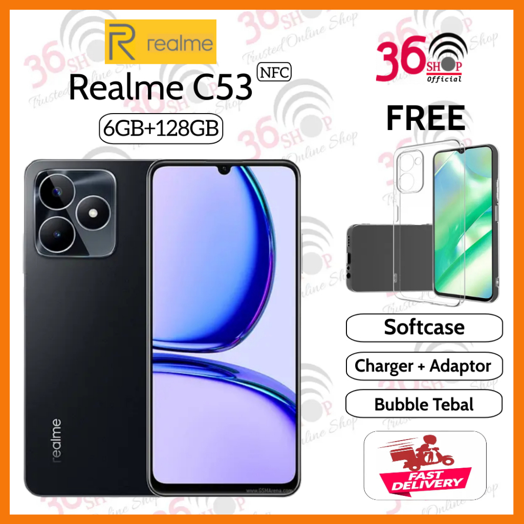 Original Realme C53 6GB 128GB Octa Core Ultra Slim 33W, 04/18/2024